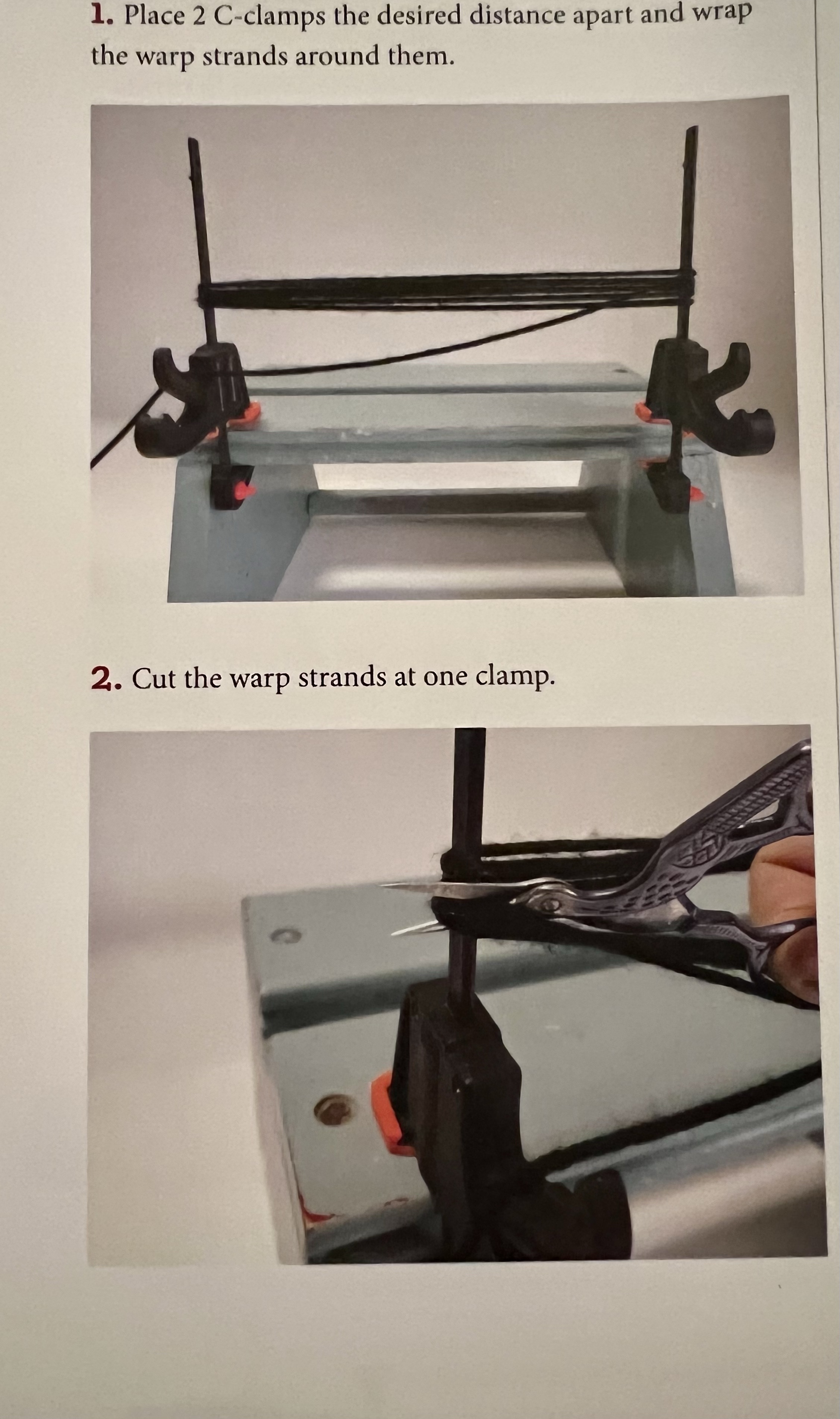Peg Loom Weaving – Rya Knot