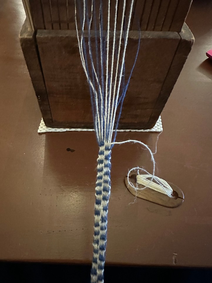 Tape Weaving at Landis Valley – Rya Knot